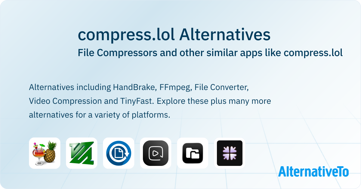 compress.lol Alternatives: Top 12 File Compressors & Similar Apps ...