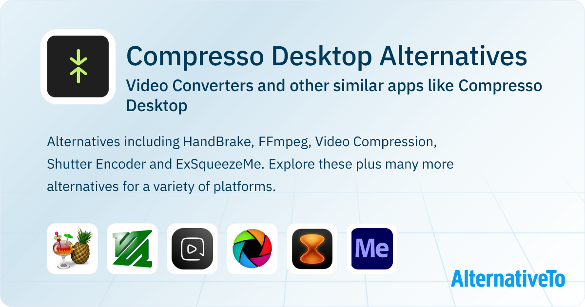 Compresso Desktop Alternatives: Top 11 Video Converters & Similar Apps ...