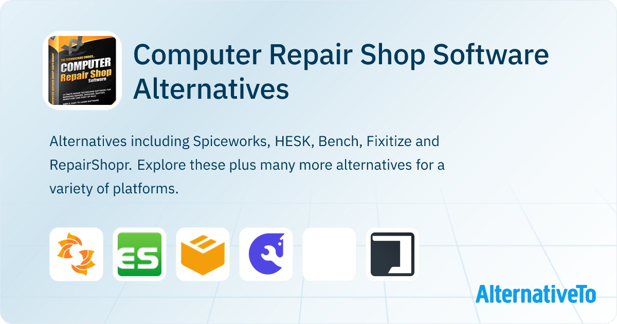 Computer Repair Shop Software Alternatives - Explore Similar Software ...
