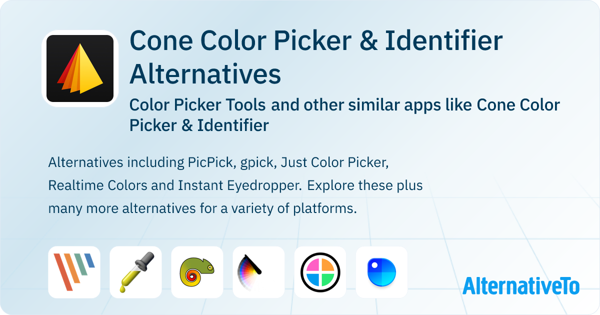Cone Color Picker & Identifier Alternatives: Top 12 Color Picker Tools ...
