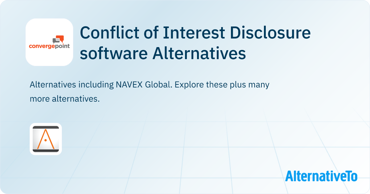 Conflict of Interest Disclosure software Alternatives - Explore Similar ...