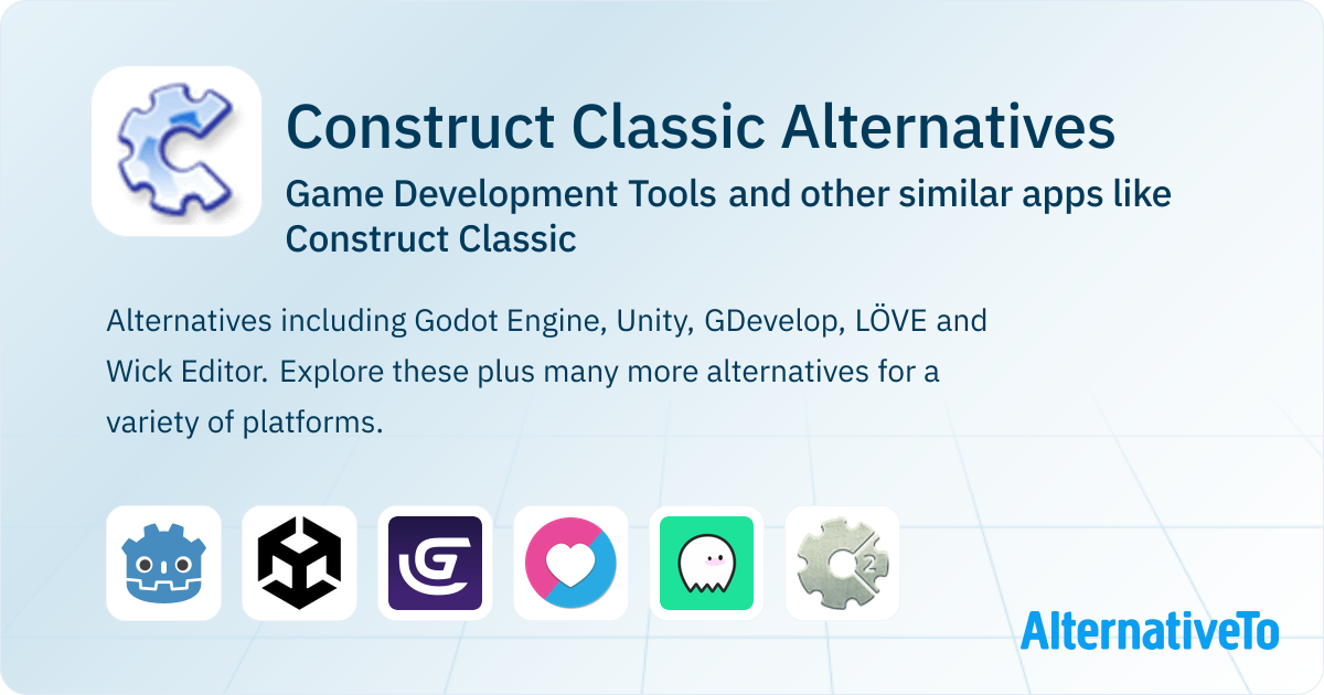 Construct Classic Alternatives: Top 12 Game Development Tools & Similar ...