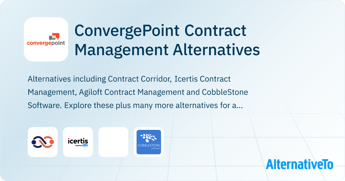 ConvergePoint Contract Management Alternatives - Explore Similar Sites ...