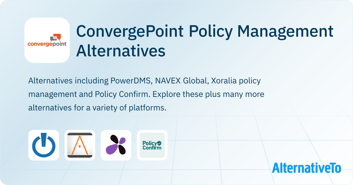 ConvergePoint Policy Management Alternatives - Explore Similar Sites ...