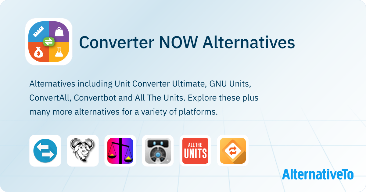 Converter NOW Alternatives - Explore Similar Apps & Services ...