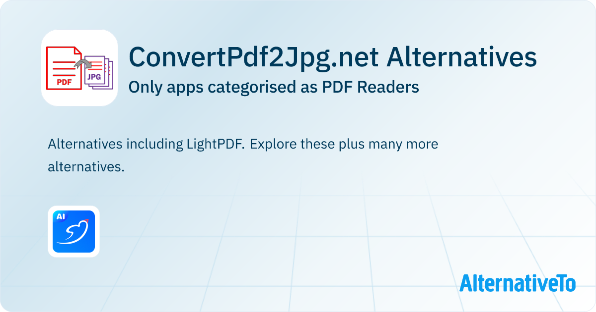ConvertPdf2Jpg.net Alternatives: Top 1 PDF Readers | AlternativeTo