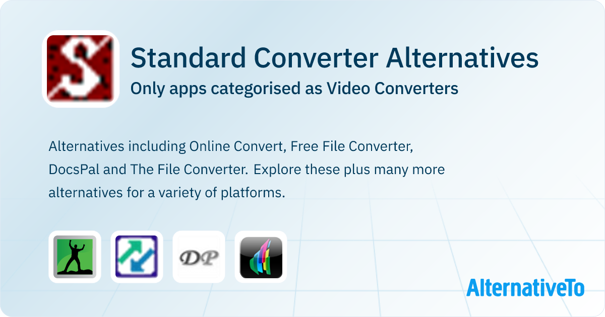 Standard Converter Alternatives: Top 4 Video Converters | AlternativeTo