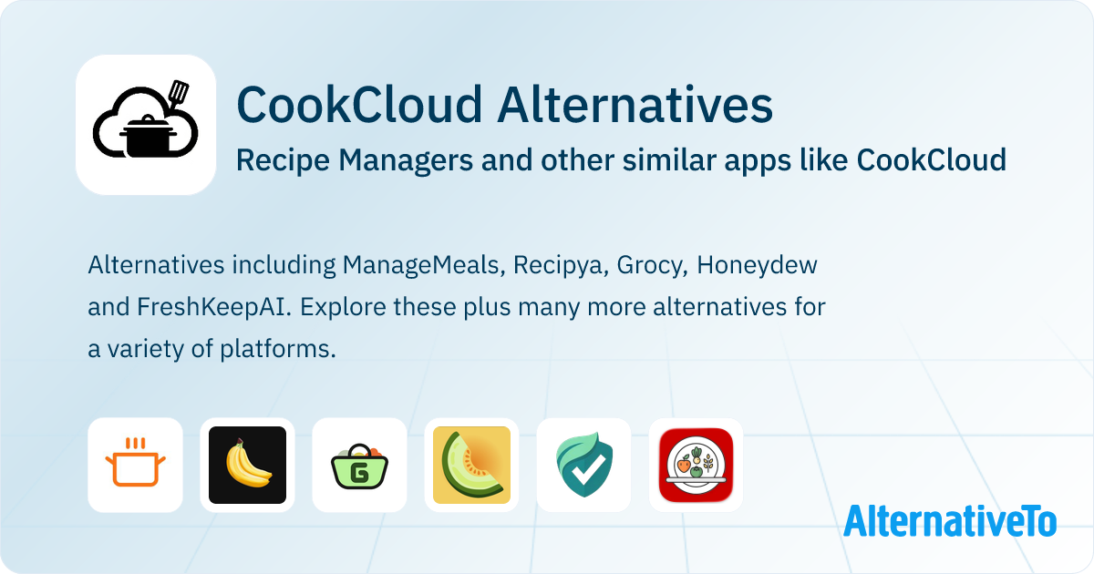 CookCloud Alternatives: Top 12 Recipe Managers & Similar Websites ...