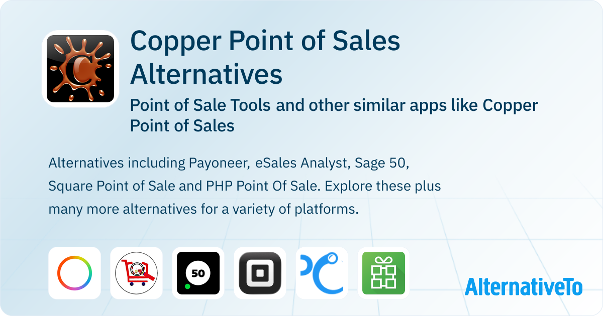 Copper Point of Sales Alternatives: Top 12 Point of Sale Tools ...