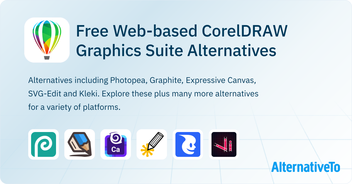 Free CorelDRAW Graphics Suite Alternatives: Top 20 Web-based Vector ...