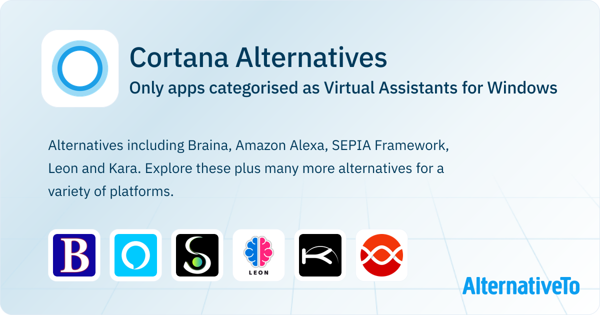 Cortana Alternatives for Windows: Top 6 Virtual Assistants | AlternativeTo