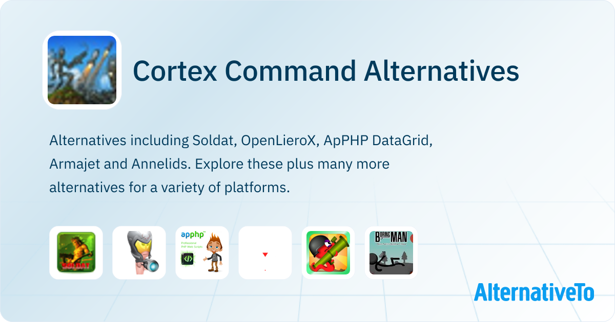 Cortex Command Alternatives - Explore Similar Games | AlternativeTo