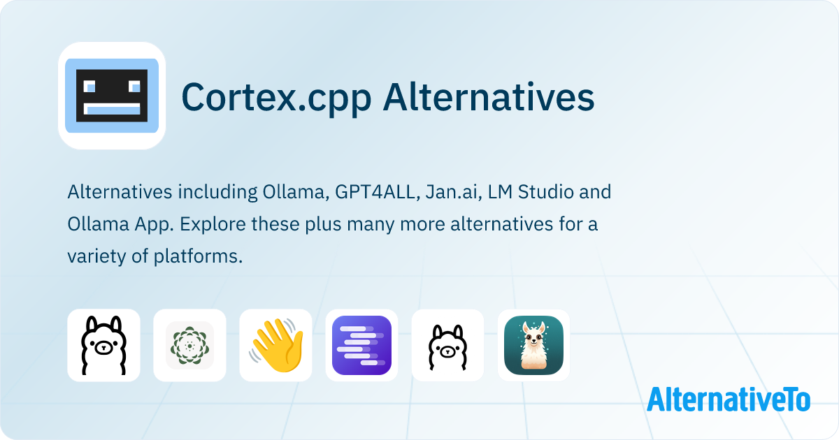 Cortex.cpp Alternatives - Explore Similar Software | AlternativeTo