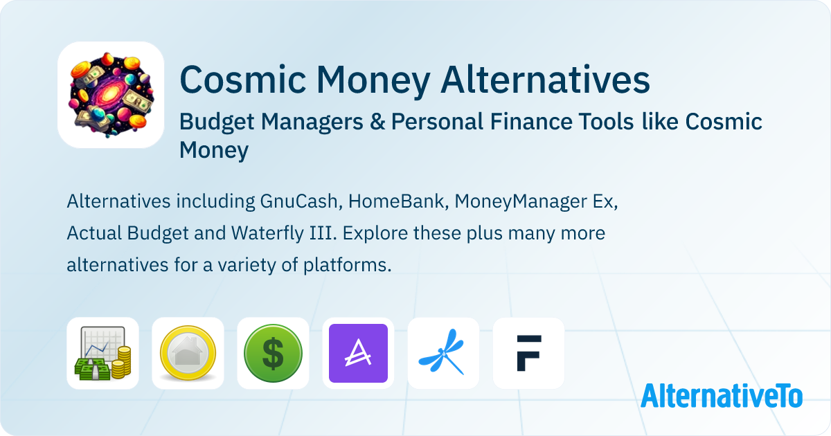 Cosmic Money Alternatives: Top 12 Budget Managers | AlternativeTo