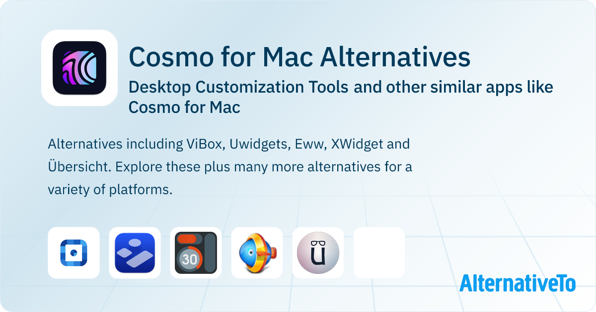Cosmo for Mac Alternatives: Top 17 Desktop Customization Tools ...