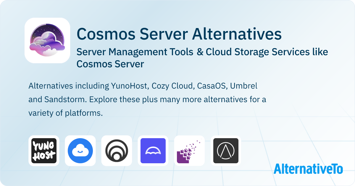 Cosmos Server Alternatives: Top 11 Server Management Tools | AlternativeTo