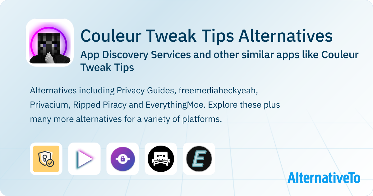 Couleur Tweak Tips Alternatives: Top 5 App Discovery Services & Similar ...