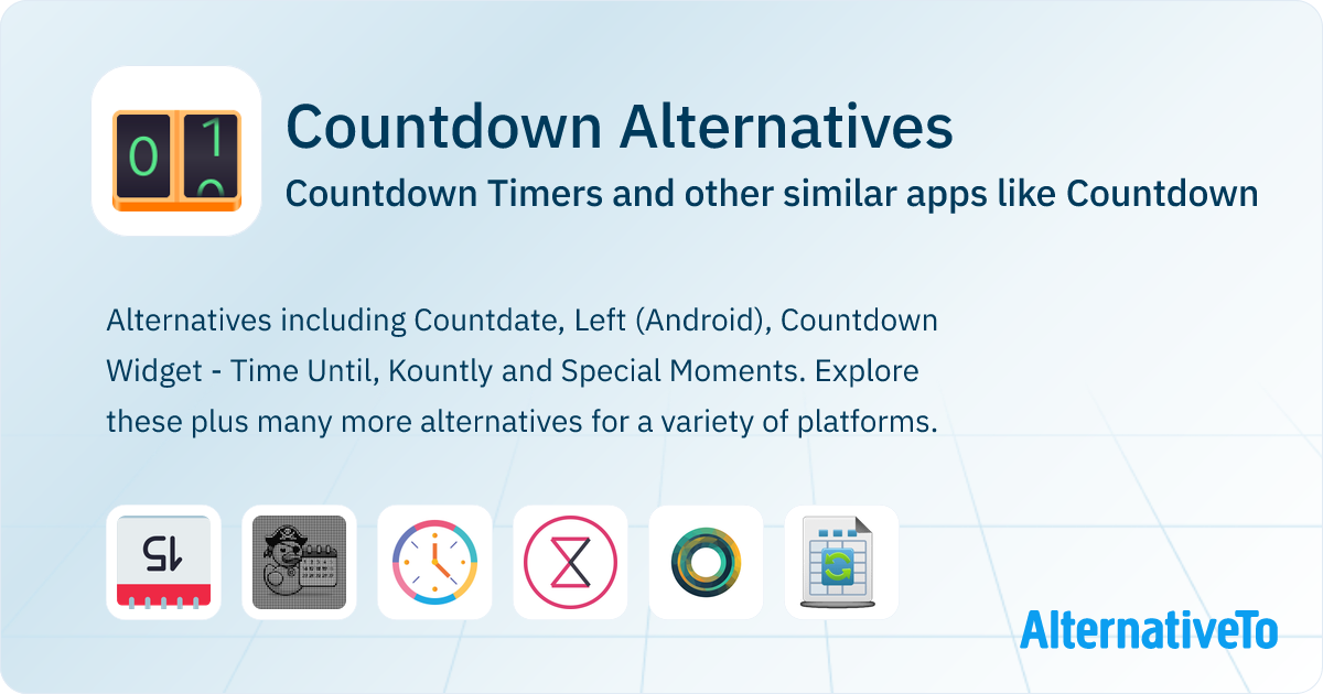 Countdown Alternatives: Top 9 Countdown Timers & Similar Apps ...