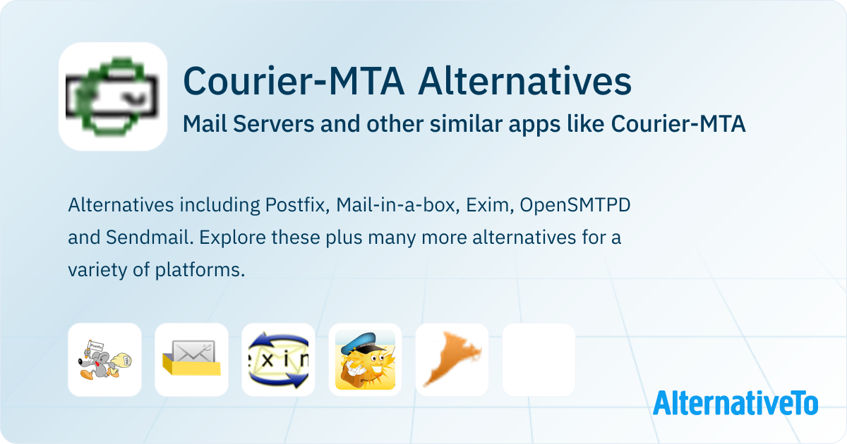 Courier-MTA Alternatives: Top 13 Mail Servers & Similar Apps ...