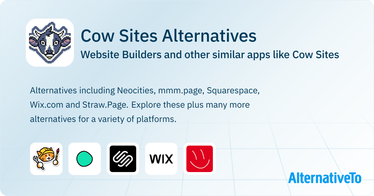 Cow Sites Alternatives: Top 5 Website Builders & Similar Websites ...