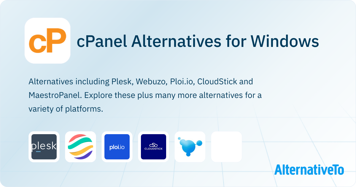 cPanel Alternatives for Windows: Top 9 Server Management Tools ...