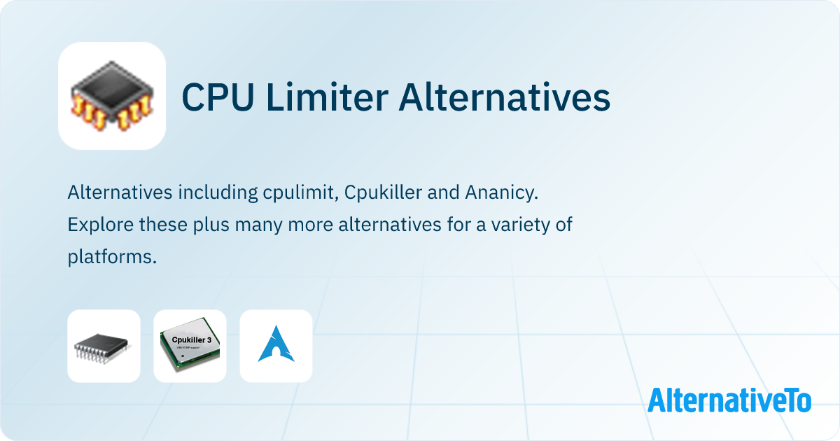 CPU Limiter Alternatives - Explore Similar Software | AlternativeTo