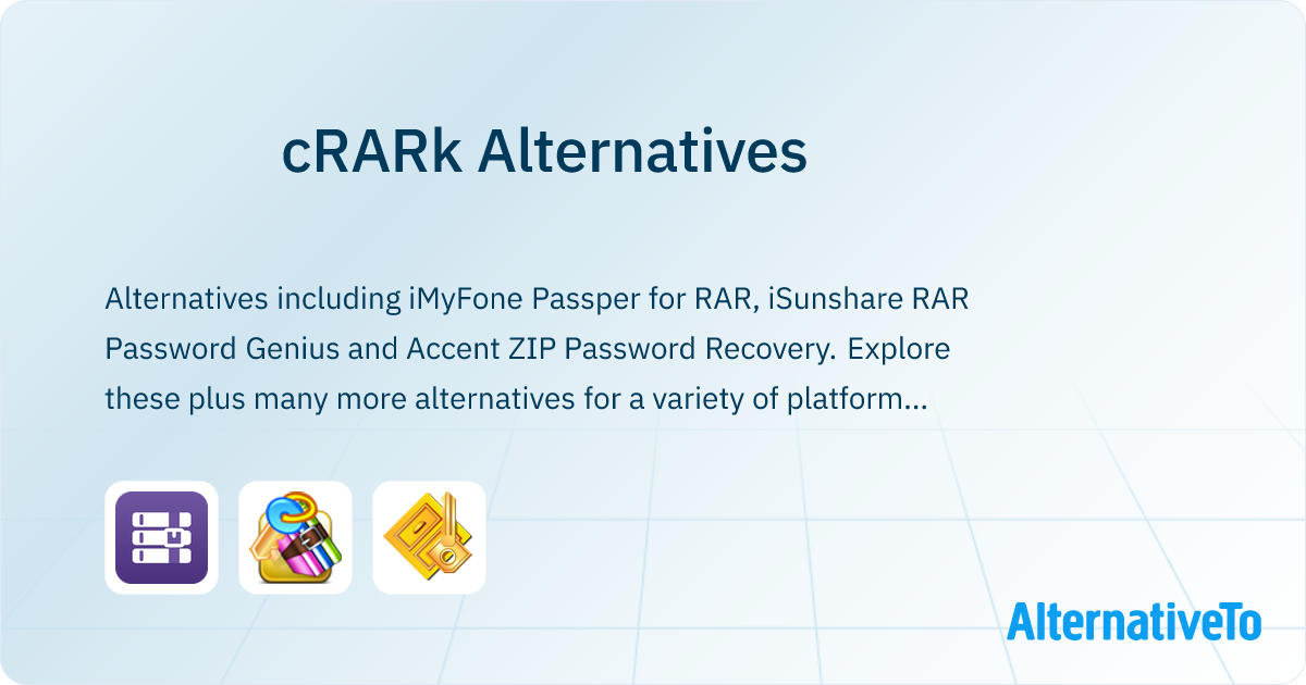 cRARk Alternatives - Explore Similar Software | AlternativeTo