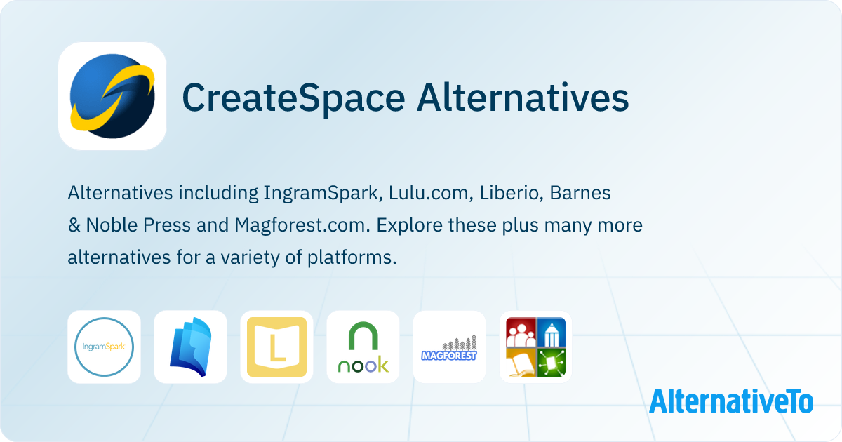 CreateSpace Alternatives - Explore Similar Sites & Apps | AlternativeTo