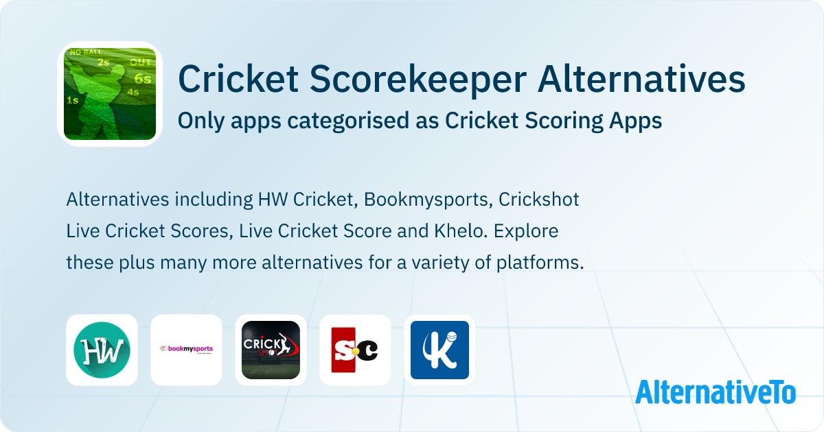 Cricket Scorekeeper Alternatives: Top 5 Cricket Scoring Apps ...