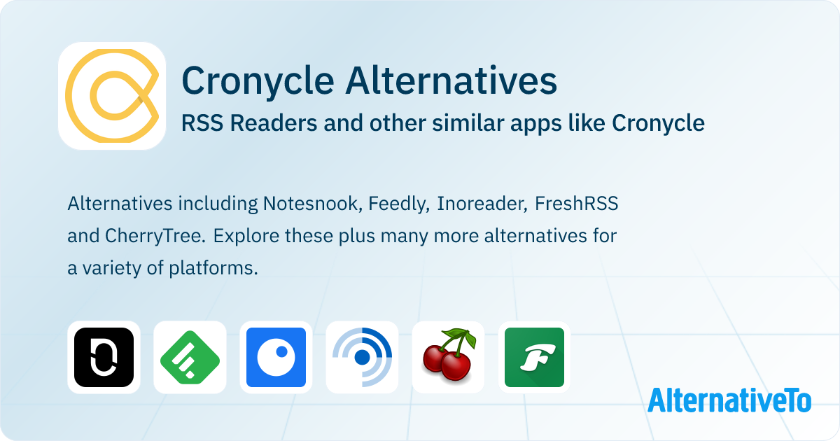 Cronycle Alternatives: Top 12 RSS Readers & Similar Apps | AlternativeTo
