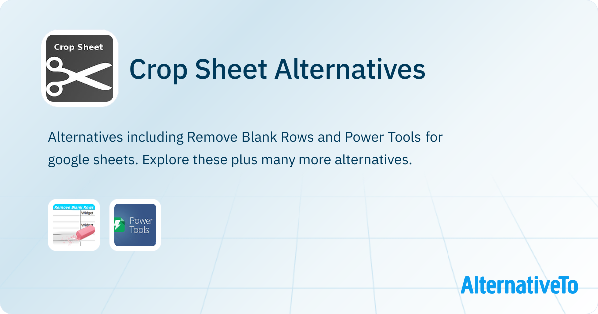 Crop Sheet Alternatives - Explore Similar Sites & Apps | AlternativeTo
