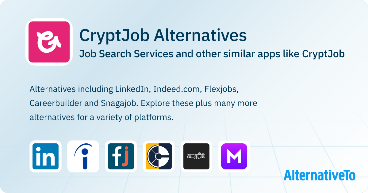 CryptJob Alternatives: Top 12 Job Search Services & Similar Websites ...