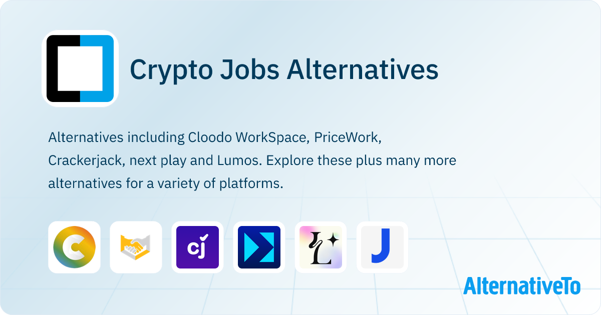 Crypto Jobs Alternatives - Explore Similar Sites & Apps | AlternativeTo