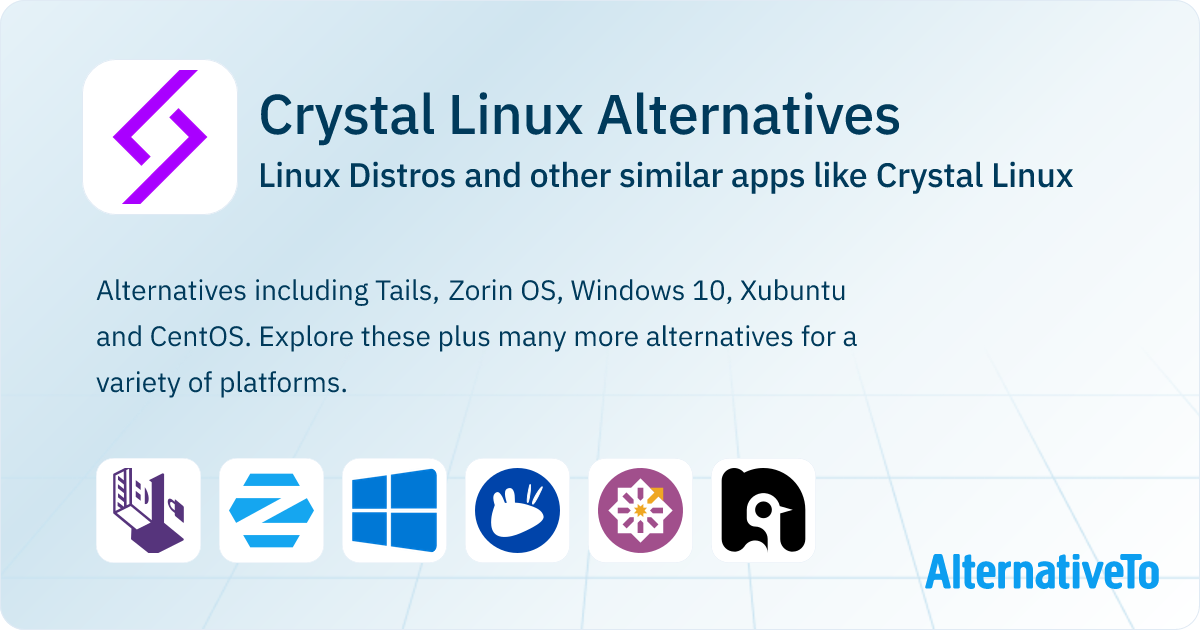 Crystal Linux Alternatives: Top 20 Linux Distros & Similar Apps ...