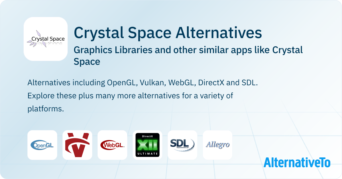 Crystal Space Alternatives: Top 10 Graphics Libraries & Similar Apps ...