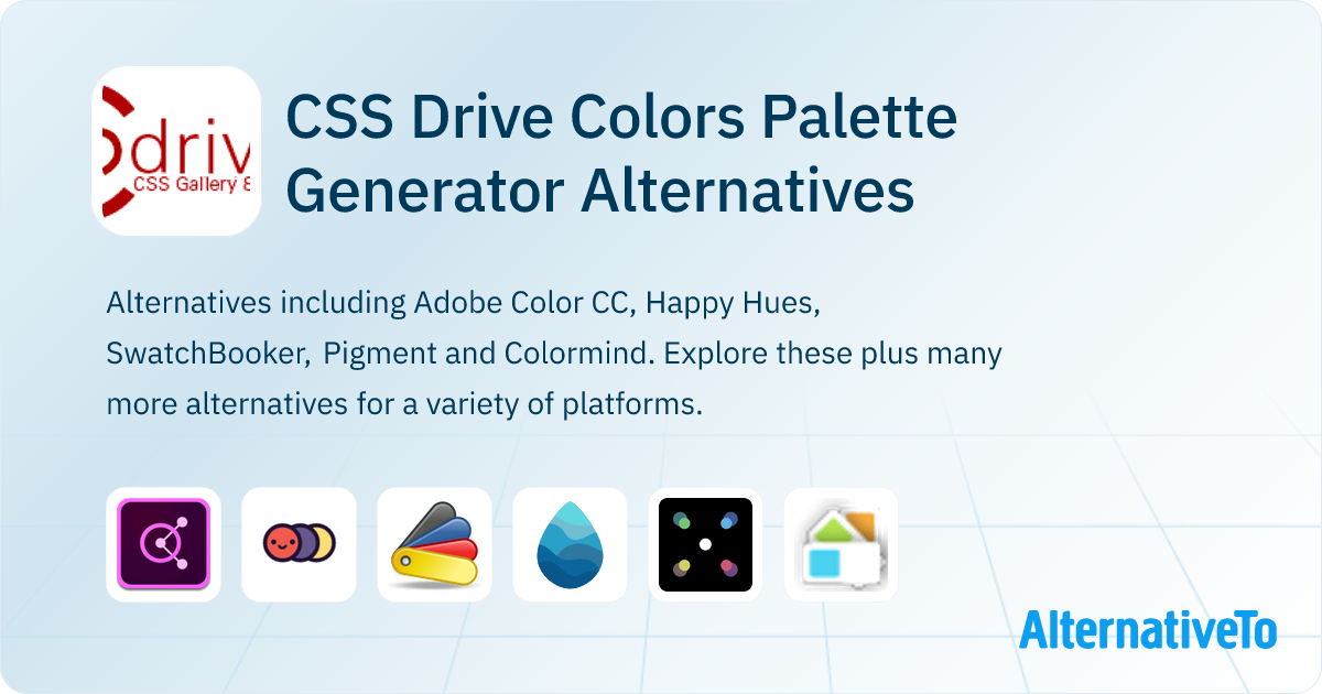 CSS Drive Colors Palette Generator Alternatives - Explore Similar Sites ...