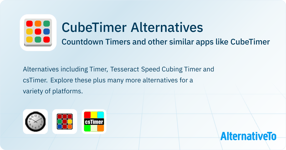 CubeTimer Alternatives: Top 3 Countdown Timers & Similar Apps ...