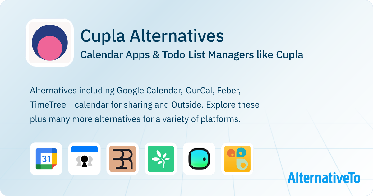 Cupla Alternatives: Top 24 Calendar Apps & Todo List Managers ...