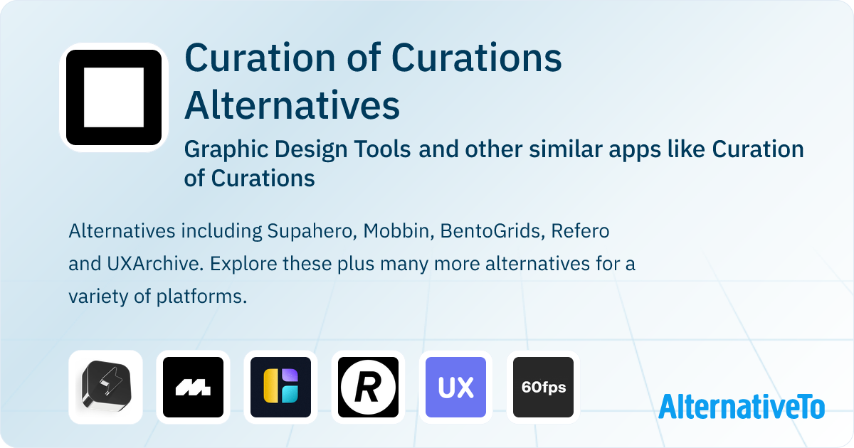 Curation of Curations Alternatives: Top 24 Graphic Design Tools ...