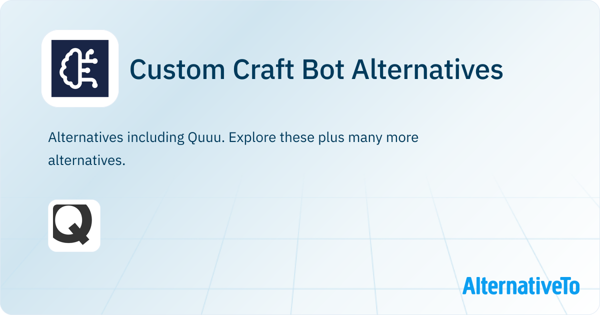 Custom Craft Bot Alternatives - Explore Similar Sites & Apps ...