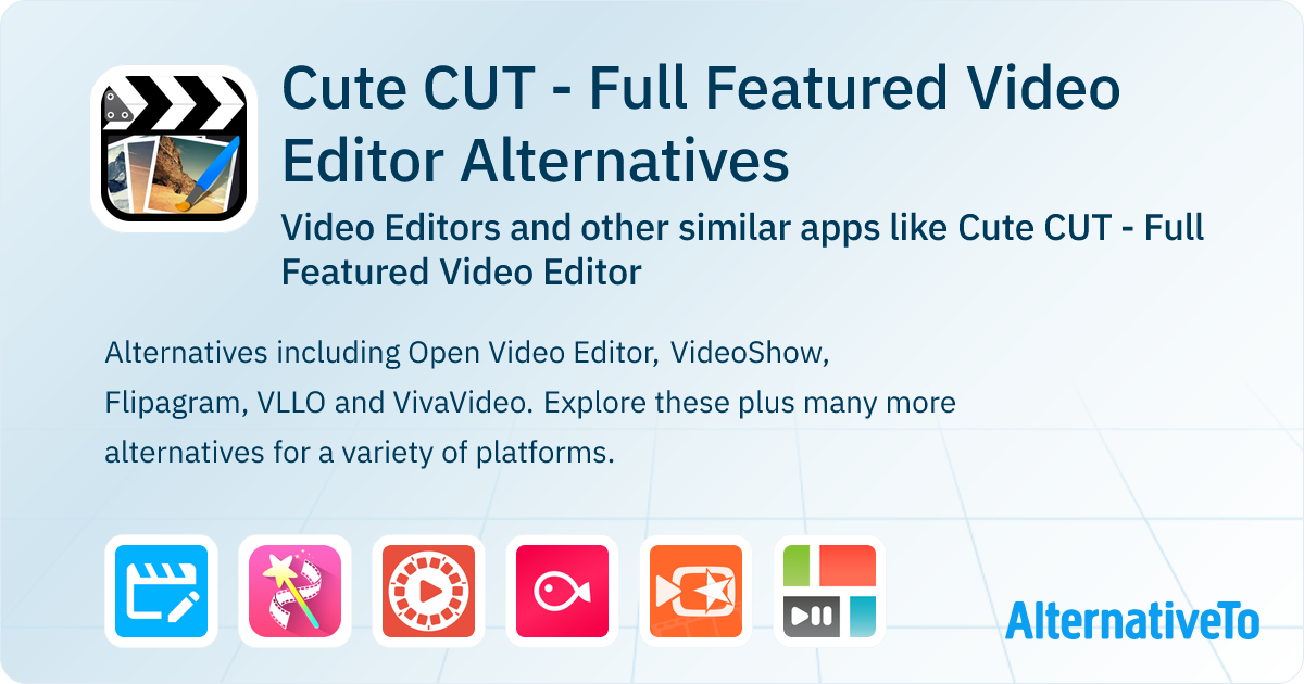 Cute CUT - Full Featured Video Editor Alternatives: Top 6 Video Editors ...