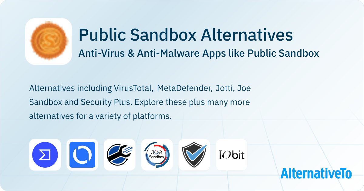 Public Sandbox Alternatives: Top 6 Anti-Virus Apps | AlternativeTo