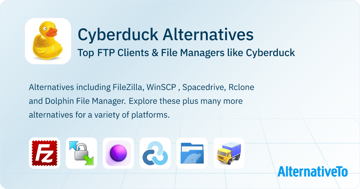 Great Cyberduck Alternatives: Top FTP Clients & File Managers in 2025 ...