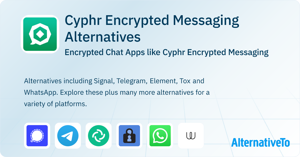 Cyphr Encrypted Messaging Alternatives: Top 22 Encrypted Chat & Similar ...