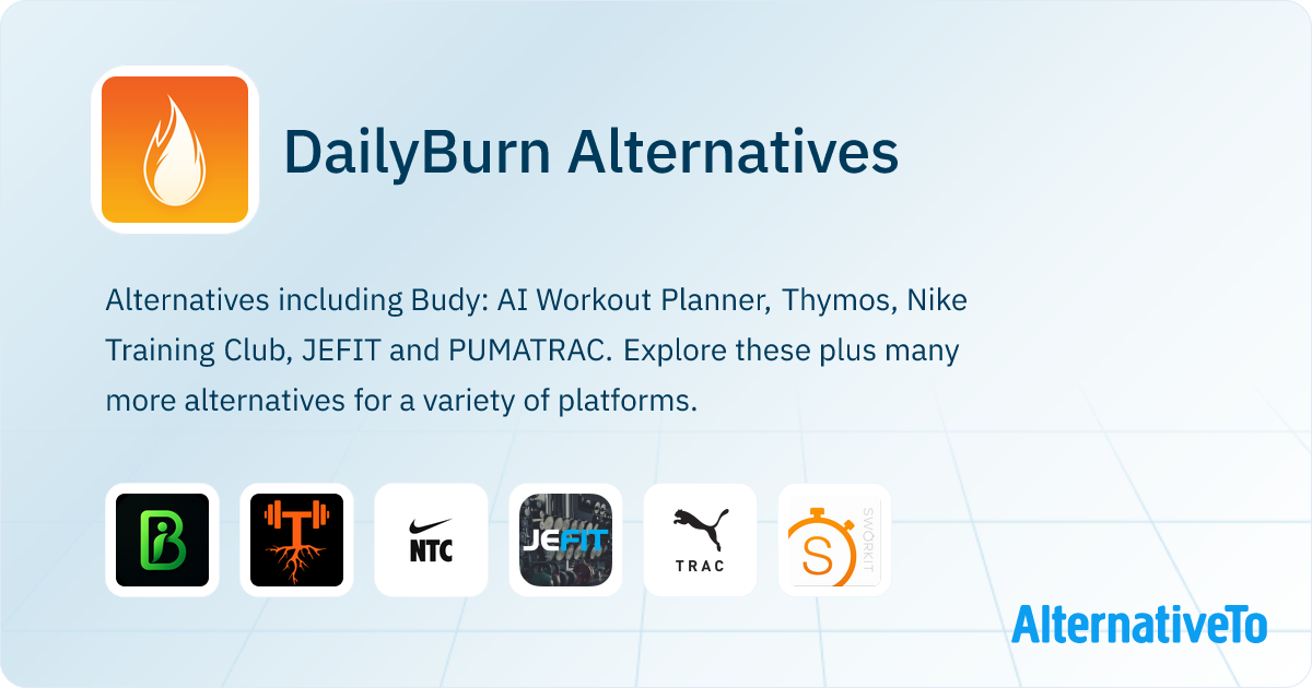 DailyBurn Alternatives - Explore Similar Apps & Services | AlternativeTo