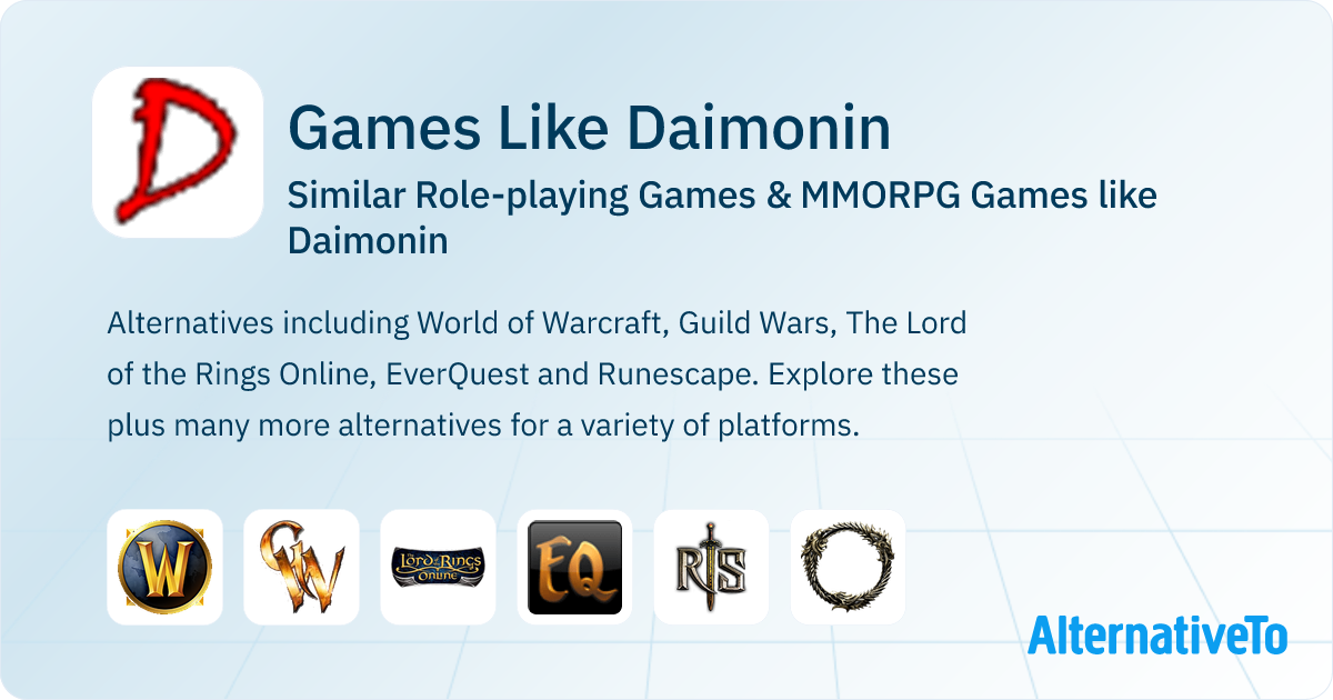 Games Like Daimonin: Similar Role-playing Games | AlternativeTo
