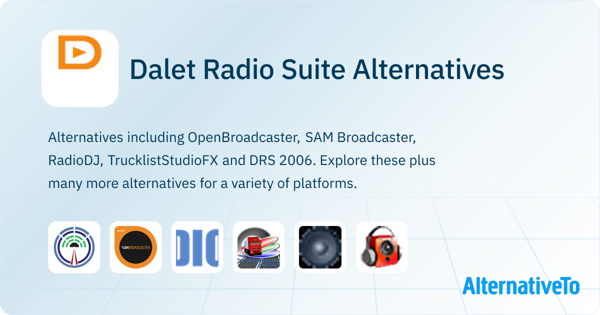 Dalet Radio Suite Alternatives - Explore Similar Software | AlternativeTo