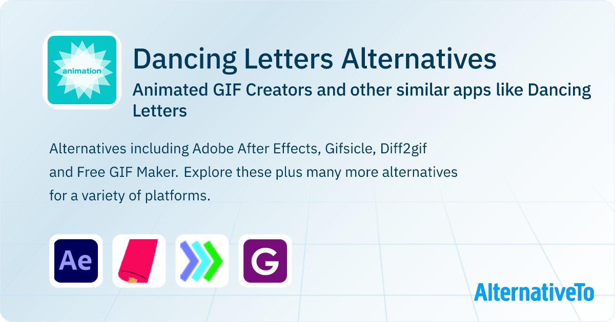 Dancing Letters Alternatives: Top 4 Animated GIF Creators & Similar ...