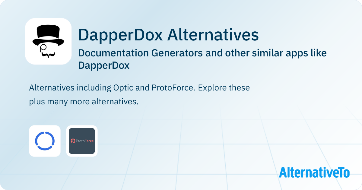 DapperDox Alternatives: Top 2 Documentation Generators & Similar Apps ...