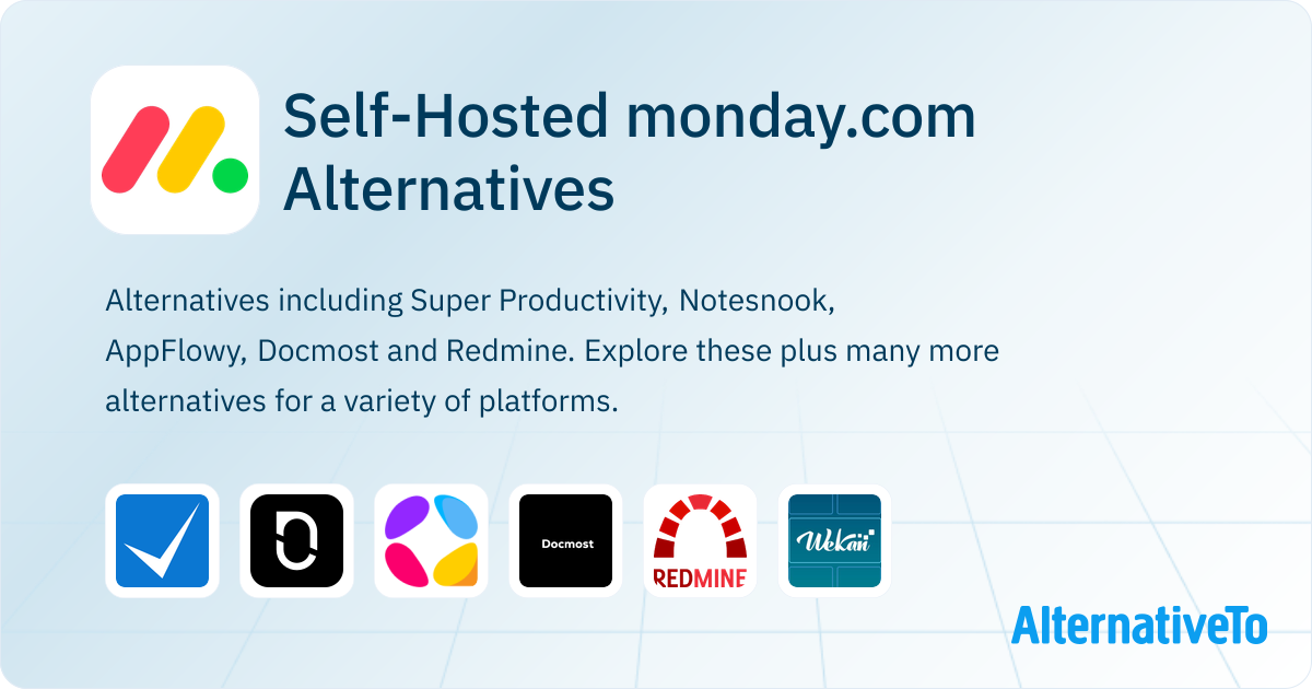 monday.com Alternatives: Top 12 Self-Hosted Todo List Managers ...